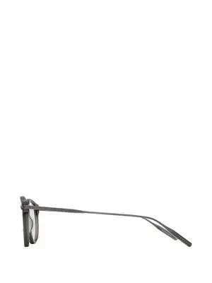 Barton Perreira Metallic Round-frame Glasses
