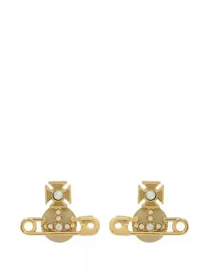VIVIENNE WESTWOOD Crystal Orb Earrings - Gold