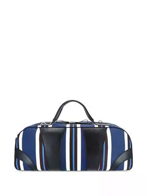 Dries Van Noten Striped Handle Holdall - Blue