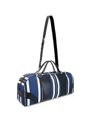 Dries Van Noten Striped Handle Holdall