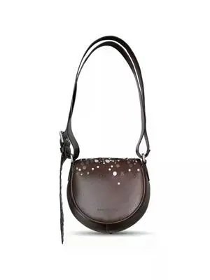 Dries Van Noten Embellished Buckle Messenger Bag