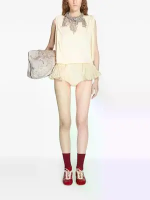 Dries Van Noten Ruffled Micro Shorts