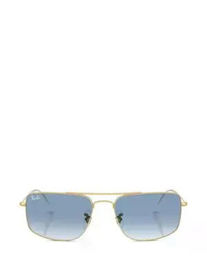 Ray-ban Rectangle Metal Sunglasses - Gold