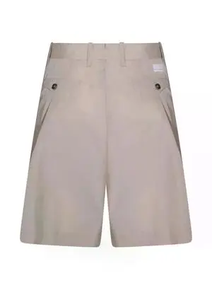 NINE:INTHE:MORNING Gabardine Straight Leg Shorts