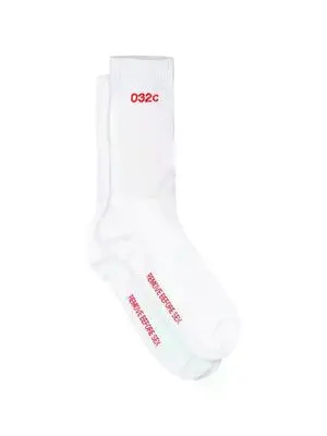 032C Lettering Two-pack Socks Set