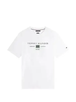 Tommy Hilfiger Logo-detail T-shirt - White