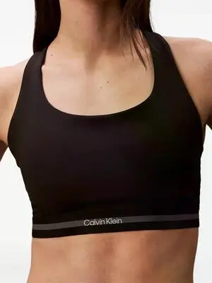 Calvin Klein Medium-impact Sports Bra - Black