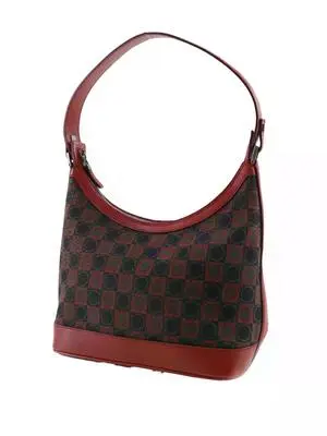 FERRAGAMO Gancini Canvas Shoulder Bag
