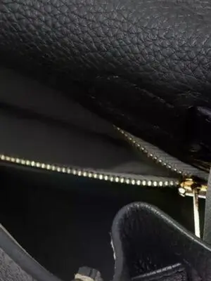 Hermès 2017 Special Order Clemence Verso Kelly Ii Retourne 28 - Black