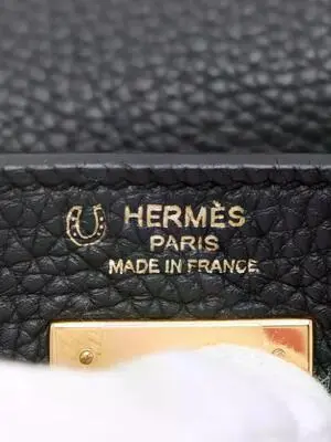 Hermès 2017 Special Order Clemence Verso Kelly Ii Retourne 28 - Black