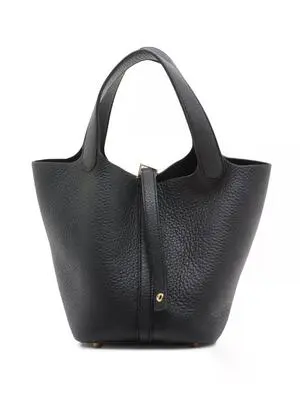 Hermès 2025 Clemence Picotin Lock 18 Handbag - Black