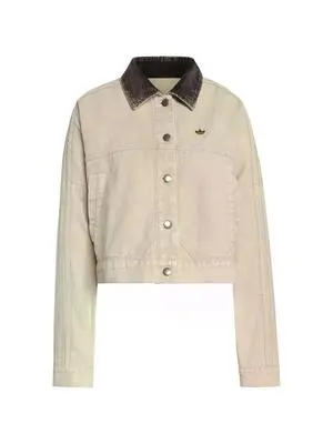 Adidas Corduroy Collar Jacket - Neutrals