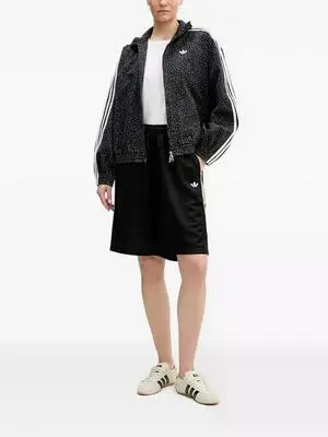 Adidas Striped Mockneck Jacket