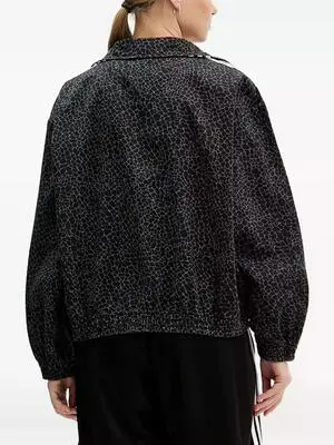 Adidas Striped Mockneck Jacket