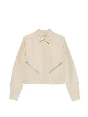 Rick Owens Zip Jacket - Neutrals