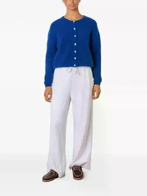American Vintage Vitow Crew-neck Cardigan - Blue