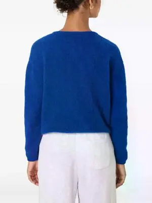 American Vintage Vitow Crew-neck Cardigan - Blue