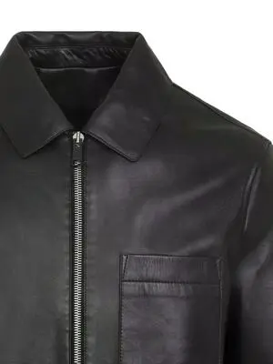 YVES SALOMON Zip-fastening Leather Jacket