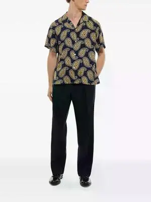 FURSAC Paisey-print Shirt - Blue