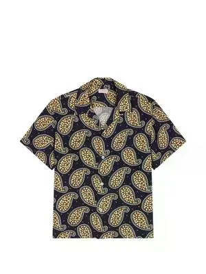 FURSAC Paisey-print Shirt - Blue