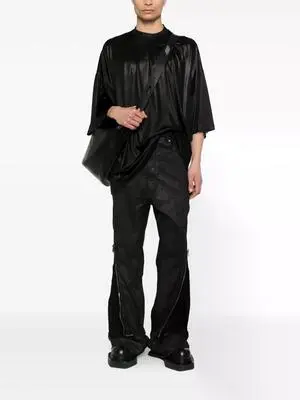Rick Owens Tommy T Tie-detail T-shirt - Black