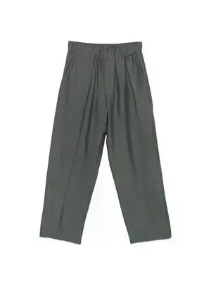 COSTUMEIN Elastic-waistband Trousers - Green