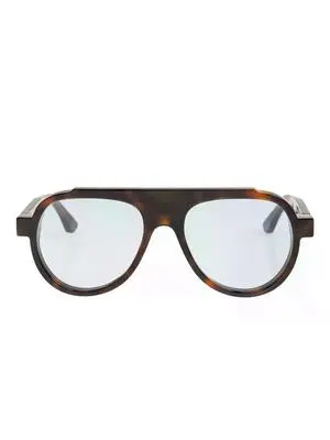 Thierry Lasry Dynasty Round-frame Sunglasses - Brown