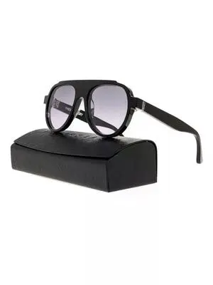 Thierry Lasry Dynasty Browline Sunglasses - Black