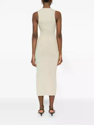 Wardrobe.NYC Sleeveless Knit Dress - Neutrals