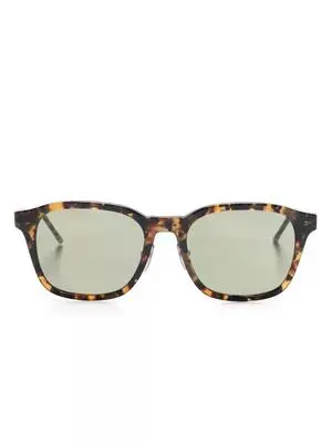 Thom Browne Tortoiseshell-effect Sunglasses - Brown