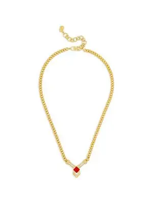 Dior 1980s Curb-chain Necklace - Gold