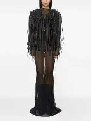 Rick Owens Sheer Wide-leg Shorts