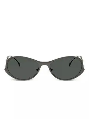 DIESEL Oval-frame Embellished Sunglasses - Grey