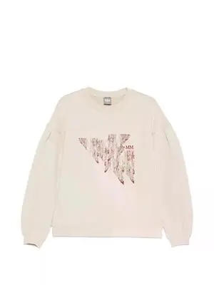 Max Mara Graphic Print Sweatshirt - Neutrals