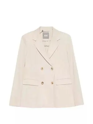 Max Mara Double-breasted Pocket Jacket - Neutrals