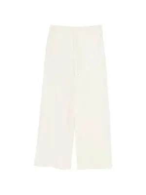 Max Mara Drawstring Palazzo Pants - Neutrals