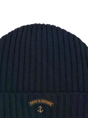 Paul & Shark Ribbed Beanie Hat