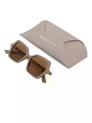Alexander McQueen Geometric-frame Sunglasses