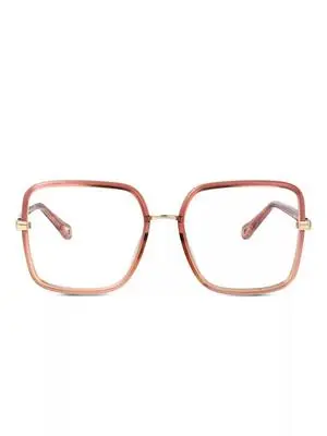 Chloé Oversized-frames Glasses - Pink