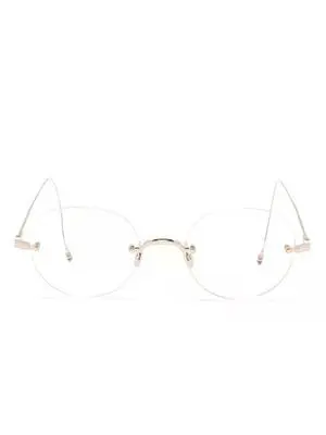 Thom Browne Round-frame Glasses - Silver