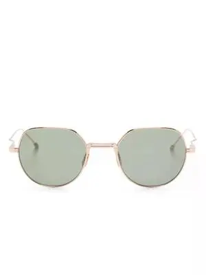 Thom Browne Round-frame Sunglasses - Gold