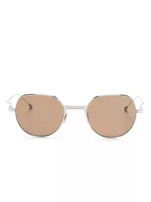 Thom Browne Round-frame Sunglasses - Silver