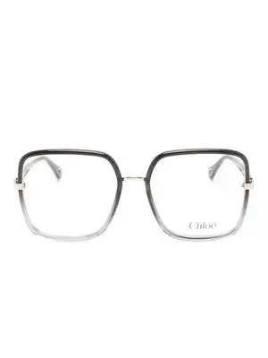 Chloé Square Frame Glasses - Black