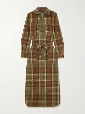 Women's Plaid Wool-Blend Dresses
