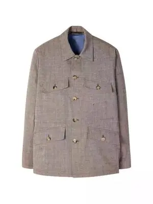 Paul Smith Buttoned Flap-pocket Jacket - Brown