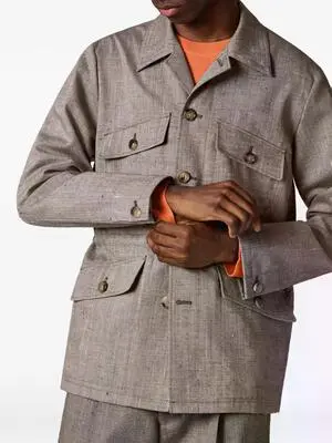 Paul Smith Buttoned Flap-pocket Jacket
