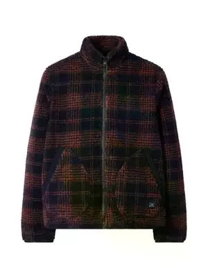 Paul Smith Plaid-pattern Zip Jacket - Blue