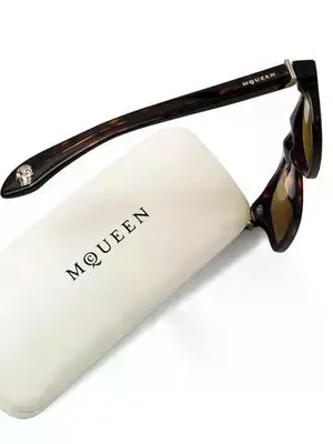 Alexander McQueen T-bar Square-frame Sunglasses