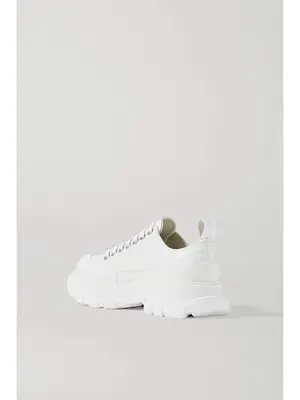 Alexander McQueen Leather Exaggerated-sole Sneakers