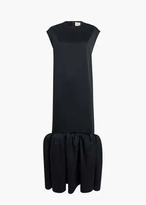 Khaite Column Dress - Black